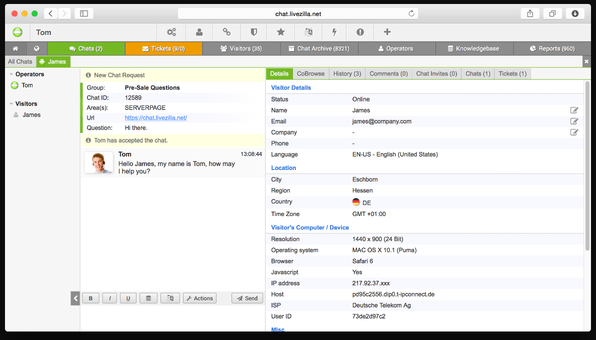 LiveZilla Live Chat: precios, funciones y opiniones