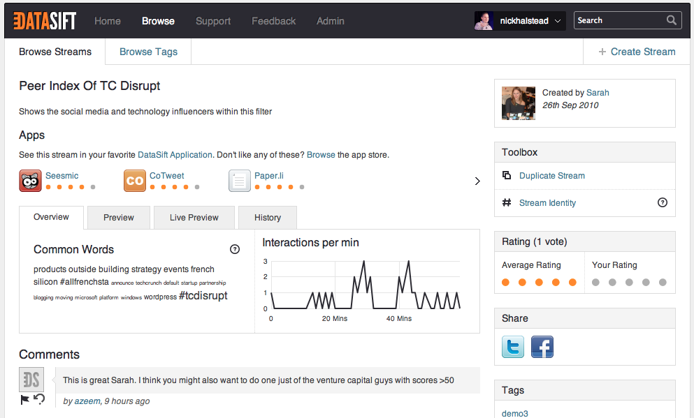 DataSift: precios, funciones y opiniones