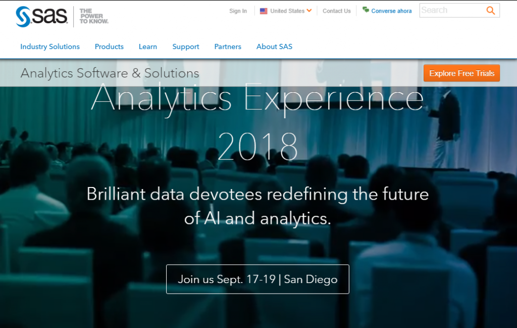 SAS Business Intelligence 】Información, Reseñas y Precios | 2019