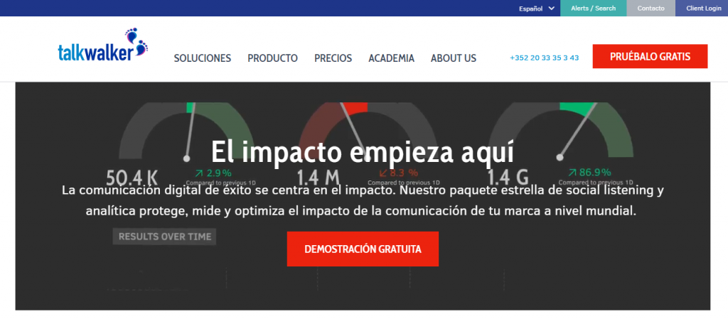 Talkwalker 】Información, Reseñas y Precios | 2019