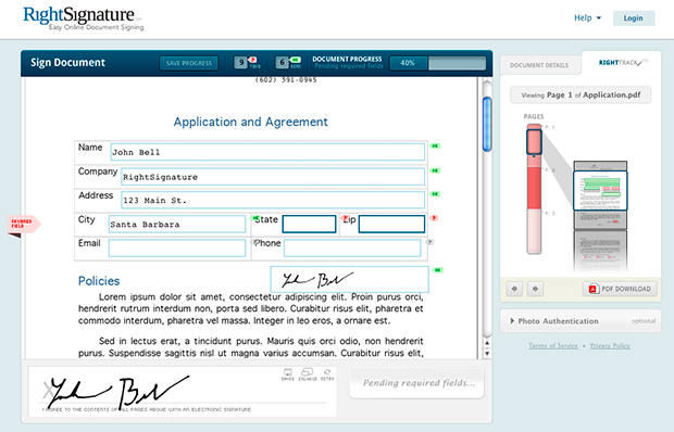 RightSignature : precios, funciones y opiniones