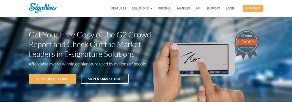 SignNow Firma Electrónica 】Información, Reseñas y Precios | 2019 |