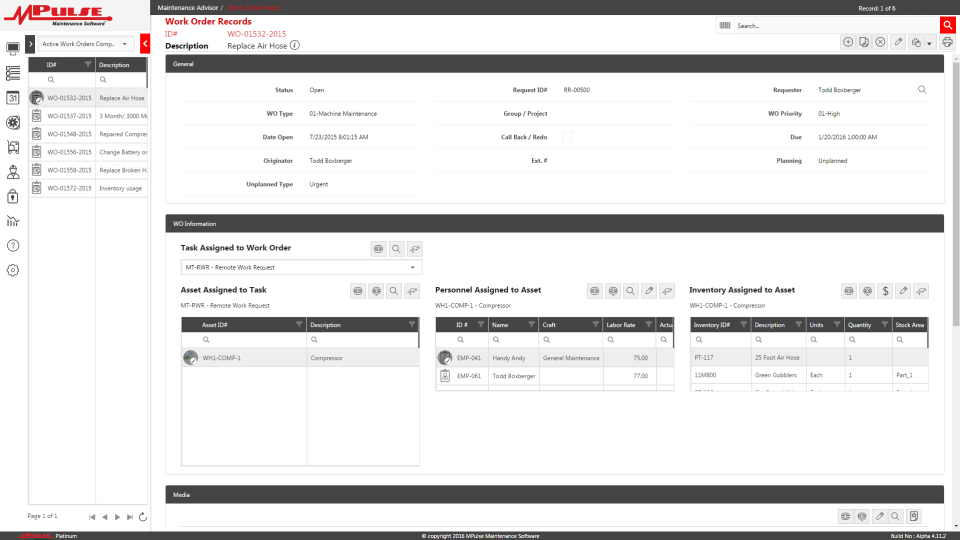 MPulse CMMS Software