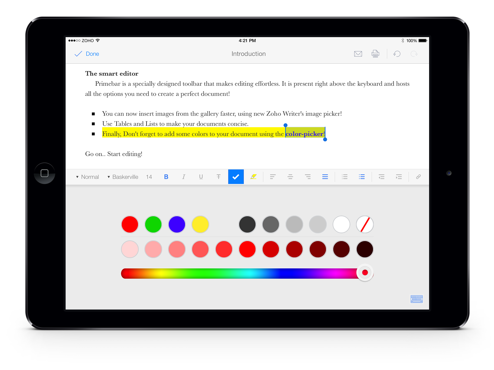 Zoho Writer