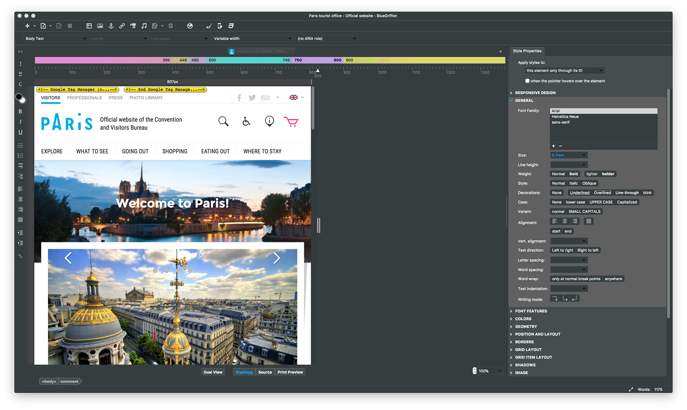 BlueGriffon: precios, funciones y opiniones