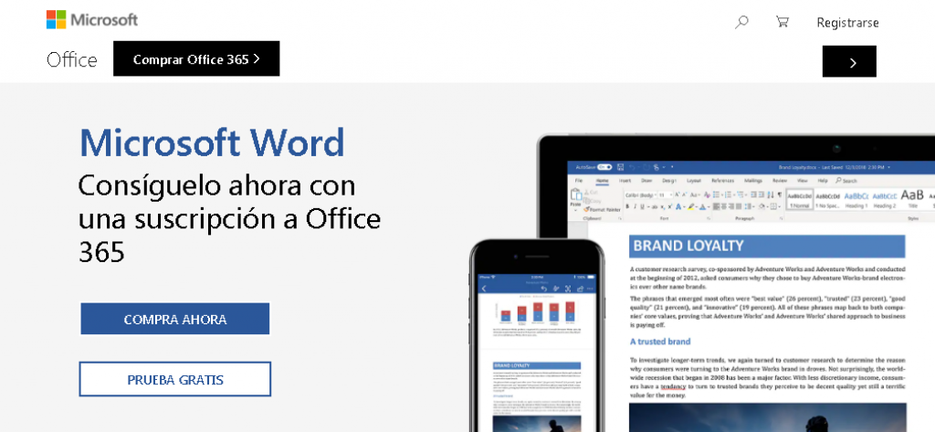 Microsoft Word 】Información, Reseñas y Precios | 2019