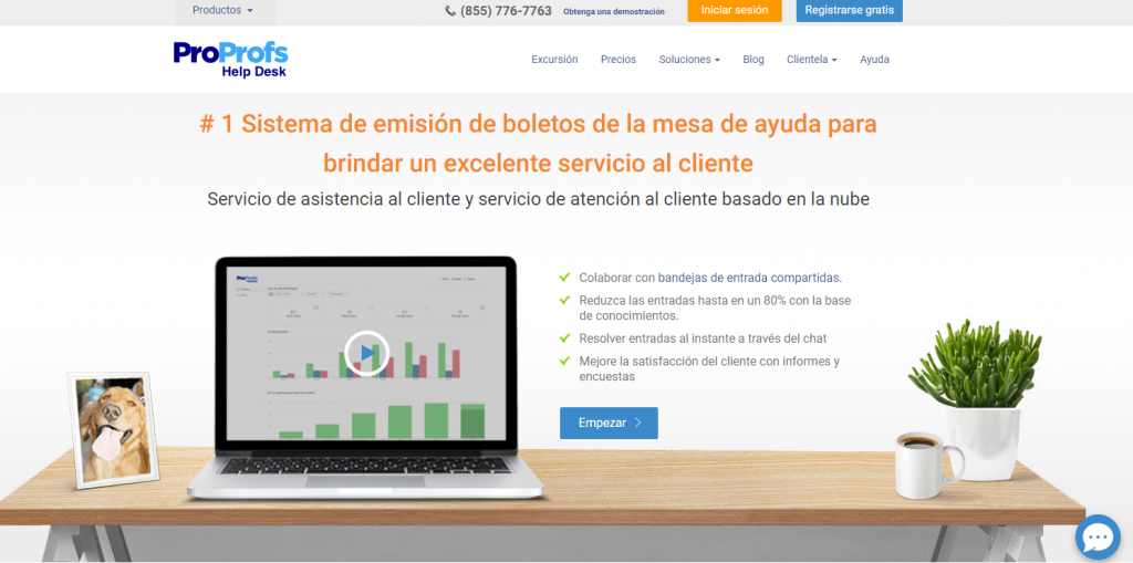 ProProfs Help Desk 】Información, Reseñas y Precios | 2019