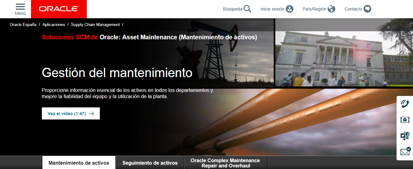 Oracle EAM - Gestión de Activos 】Información, Reseñas y Precios | 2019 |