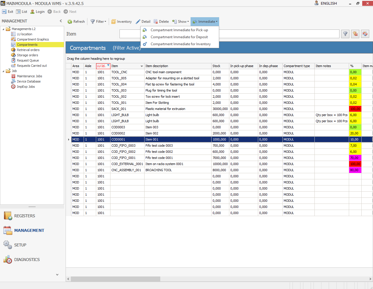 Modula WMS: precios, funciones y opiniones Modula WMS: precios, funciones y opiniones